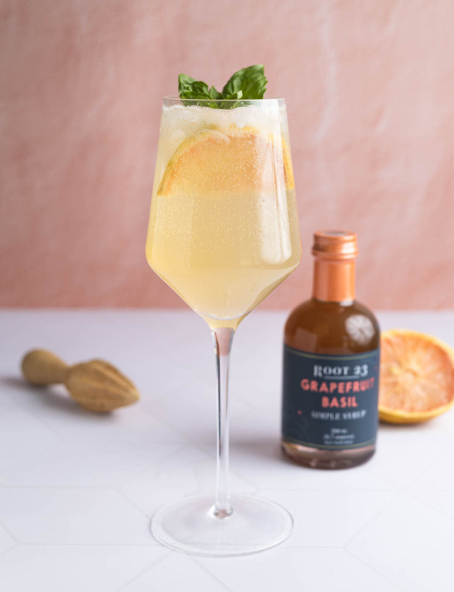 Grapefruit Basil Gin Spritzer – ROOT23