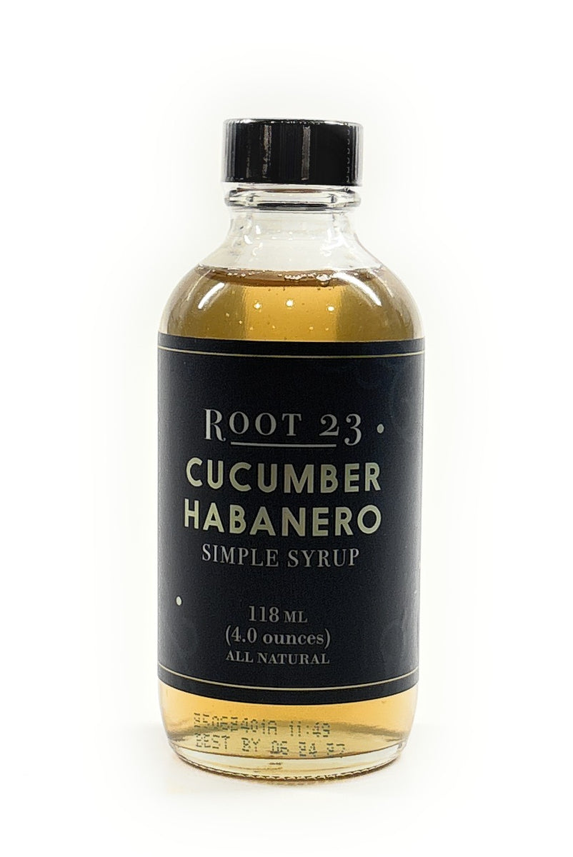 Cucumber Habanero Simple Syrup 118ml | ROOT 23 | Cocktail Syrups – ROOT23